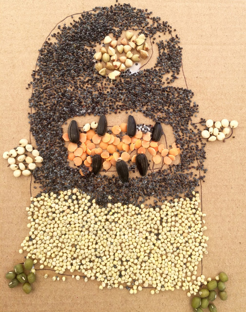 Slow School Holiday Fun - Seed Art - Our Permaculture Life